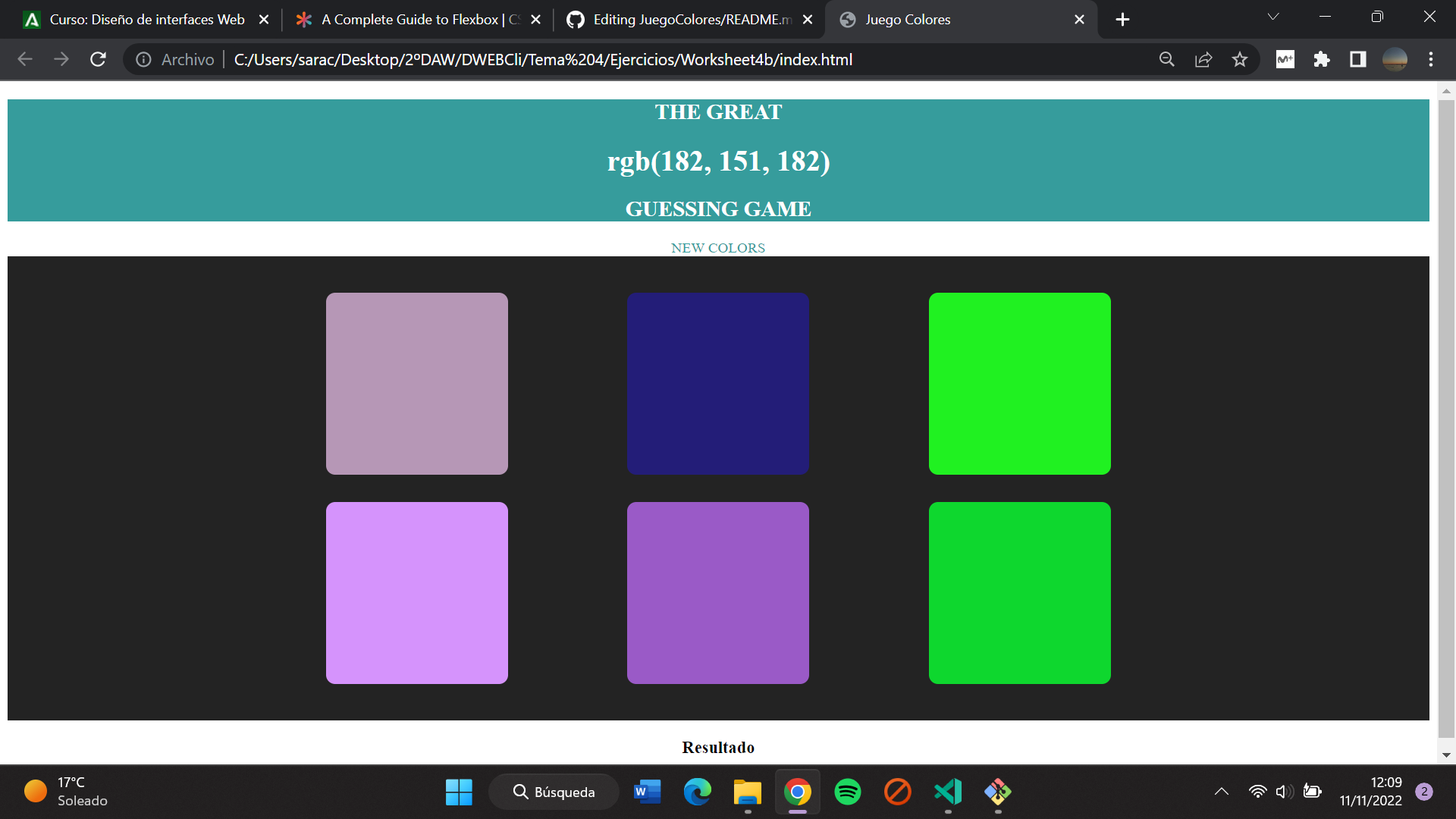 GitHub - SaraCaro/JuegoColores