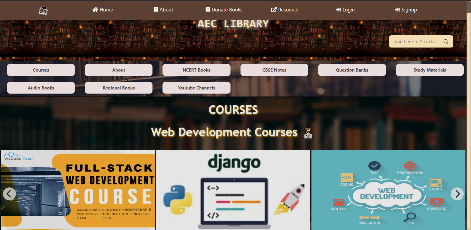 Bug Report: Resources page needs improvement · Issue #1247 · SauravMukherjee44/Aec-Library ...
