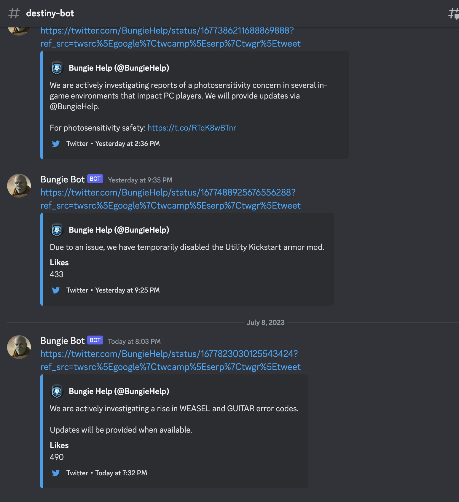 GitHub - wck3/discord-tweetbot: A discord bot that will post new tweets from a desired account ...