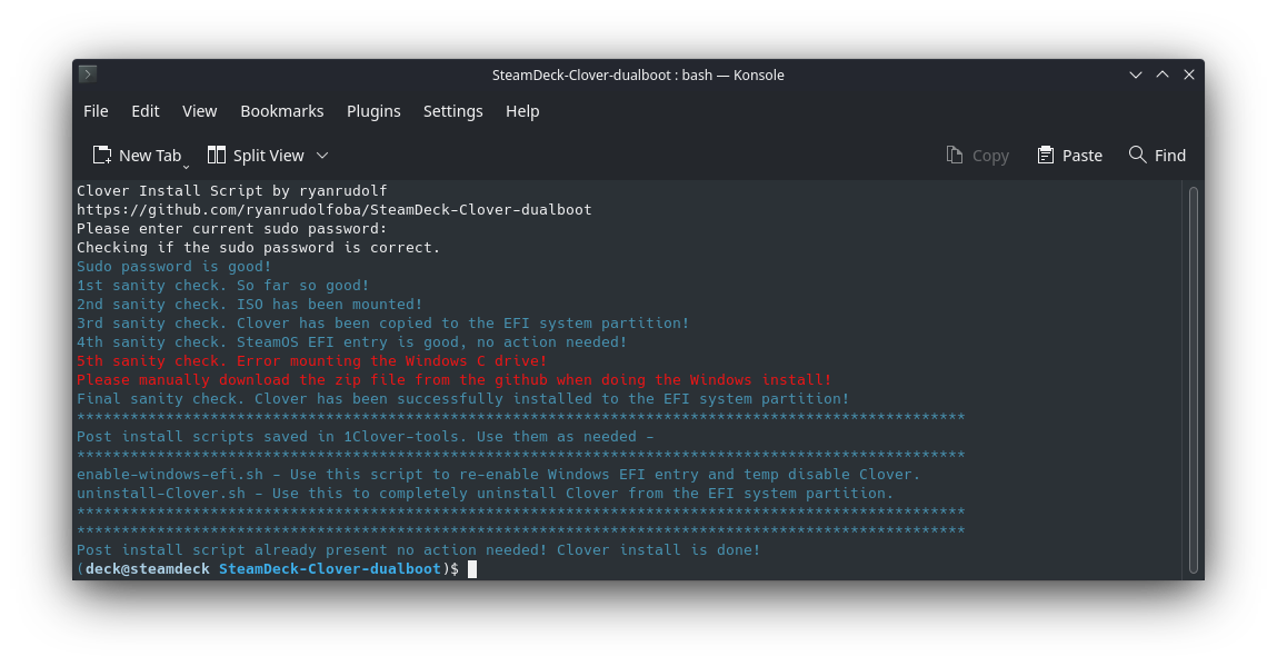 GitHub - ryanrudolfoba/SteamDeck-Clover-dualboot: This repository contains the instructions and ...
