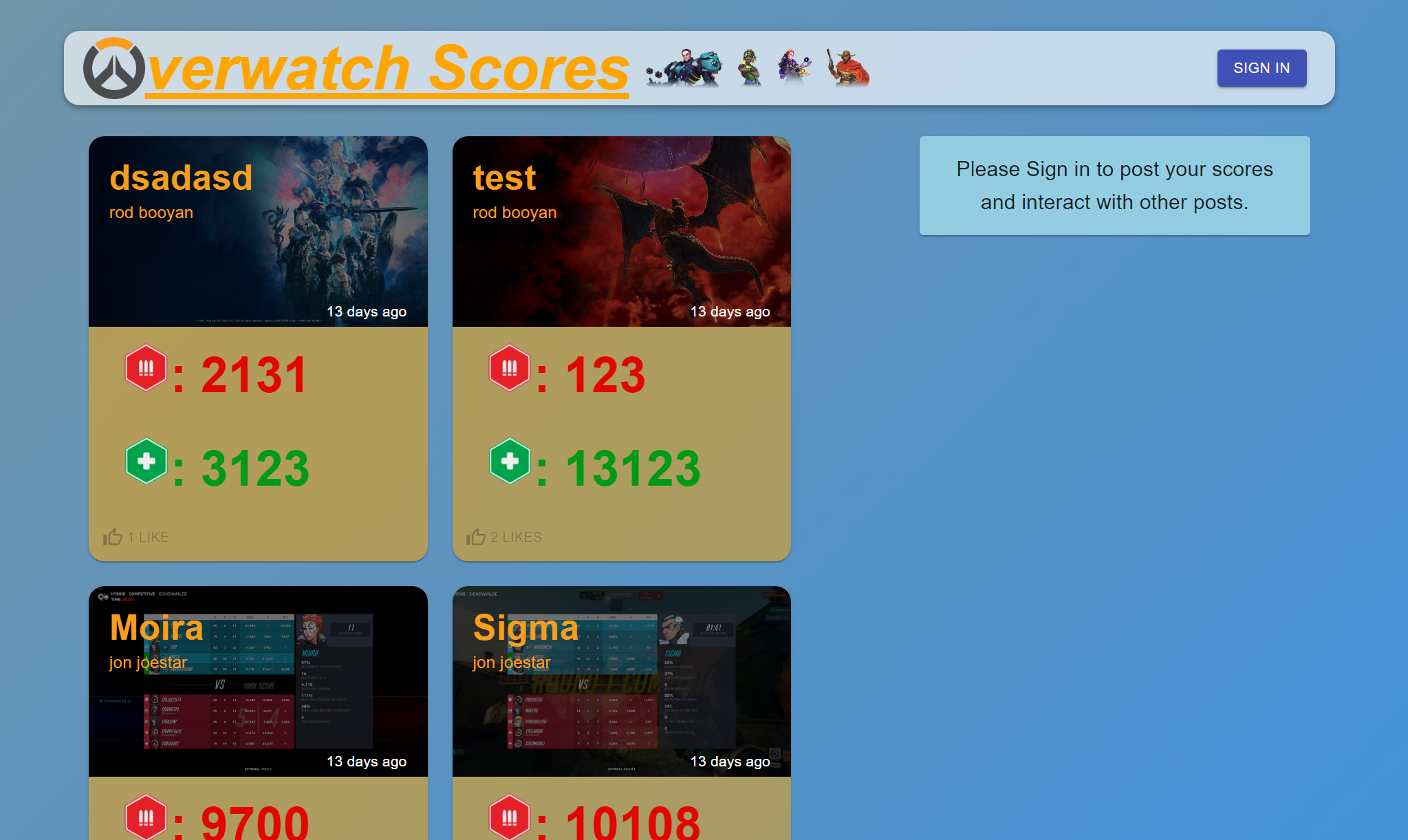 GitHub - rsbhuiyan/overwatch_score_tracker: Full stack project ...