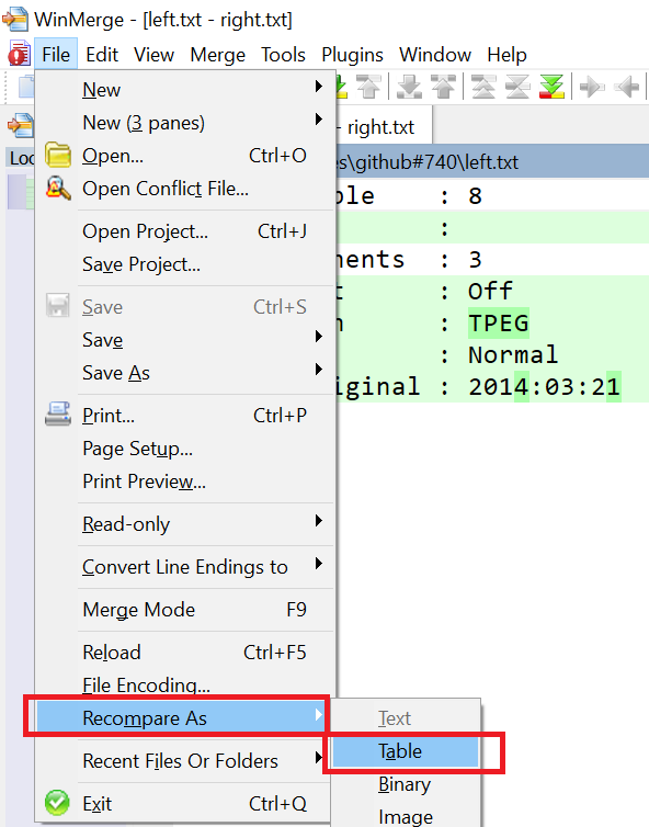 Highlight moved lines and working with colon-separated text · Issue #740 · WinMerge/winmerge ...