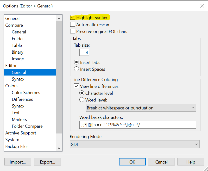 Syntax highlighting not working in v2.16.12 · Issue #760 · WinMerge/winmerge · GitHub