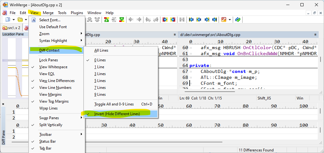 May Add New Feature Show Hide The Same Text Content · Issue 1697 · Winmerge Winmerge · Github