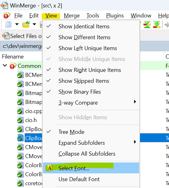 Request For Enhancement · Issue 2048 · Winmerge Winmerge · Github