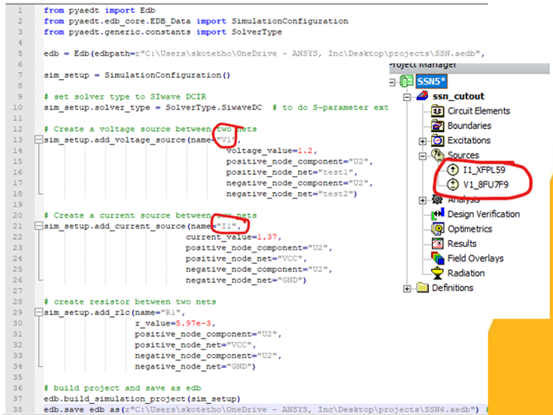 random characters appear in Voltage/Current source names · Issue #1513 · ansys/pyaedt · GitHub