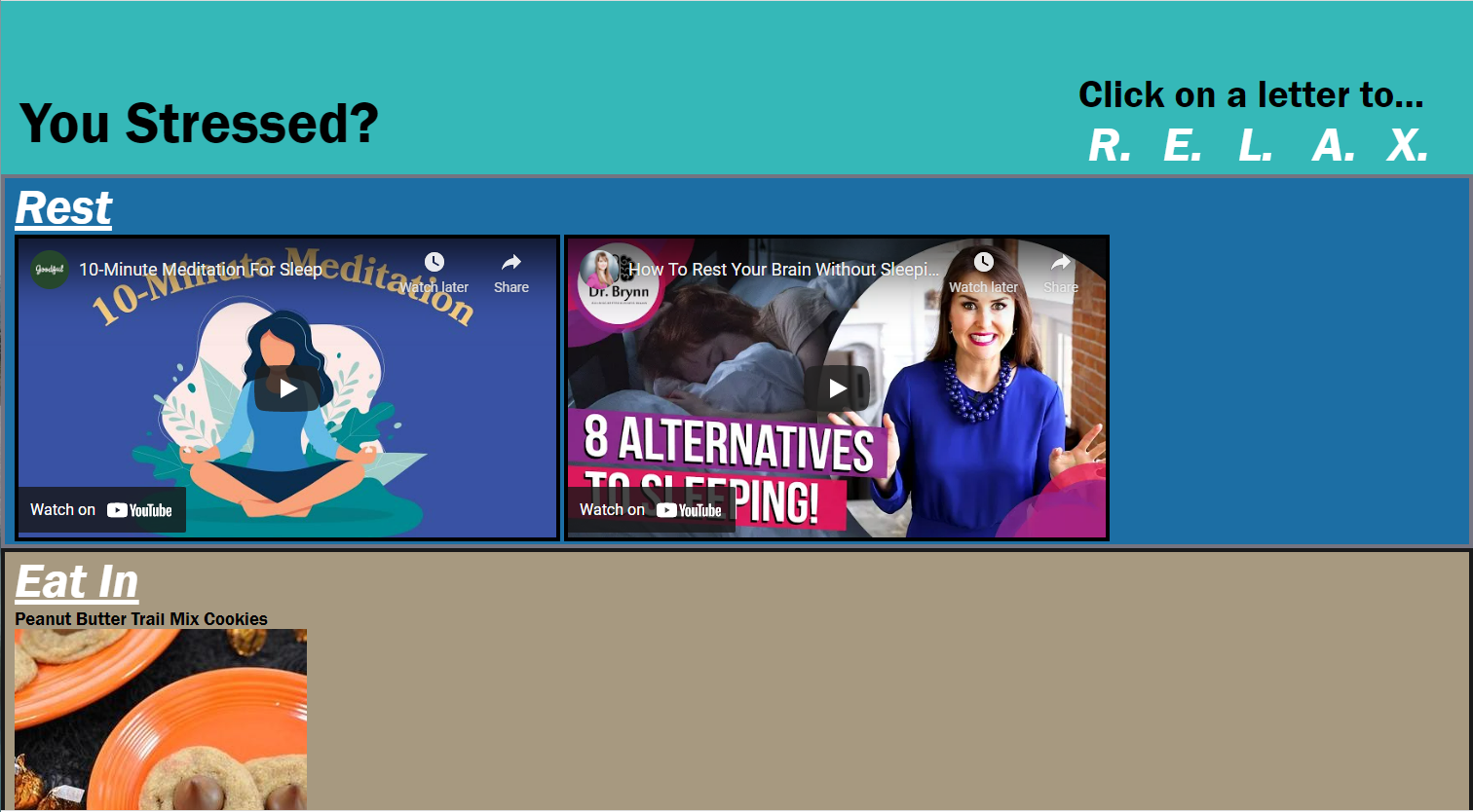 GitHub - MadStoddard/ease-your-stress