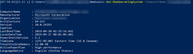 [Bug] Get-DbaOperatingSystem - Caption is blank · Issue #5549 · dataplat/dbatools · GitHub