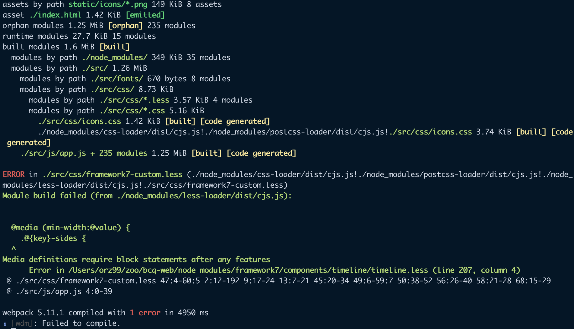 Error In Src Css Framework7 Custom Less Framework7 Cli 4 0 2 · Issue 120 · Framework7io