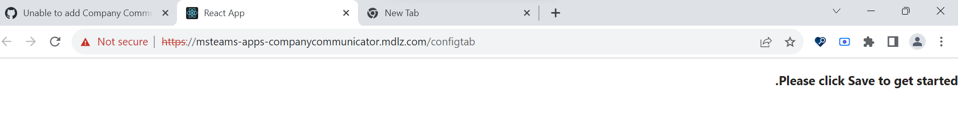 Unable To Add Company Communicator Author App In Teams · Issue 1163 
