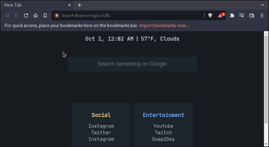 When the window is small the message is cut off. · Issue #53 · deepjyoti30/startpage · GitHub