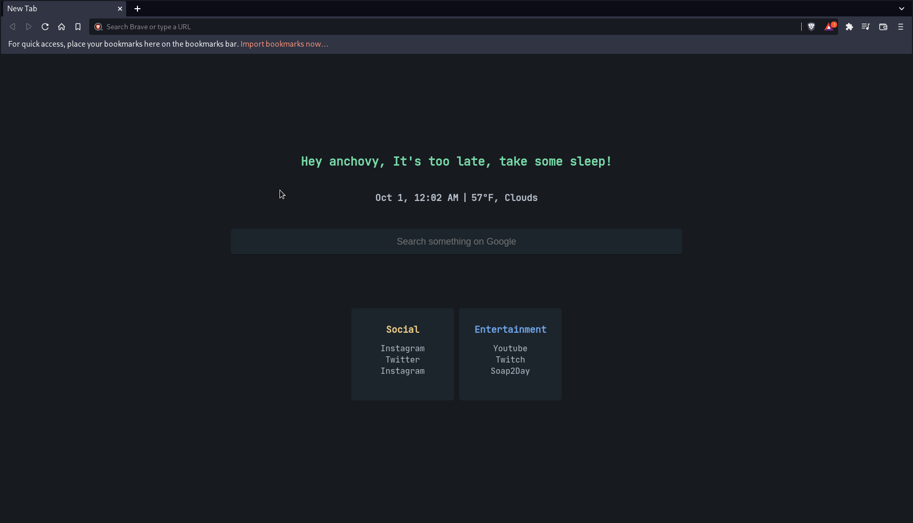 When the window is small the message is cut off. · Issue #53 · deepjyoti30/startpage · GitHub