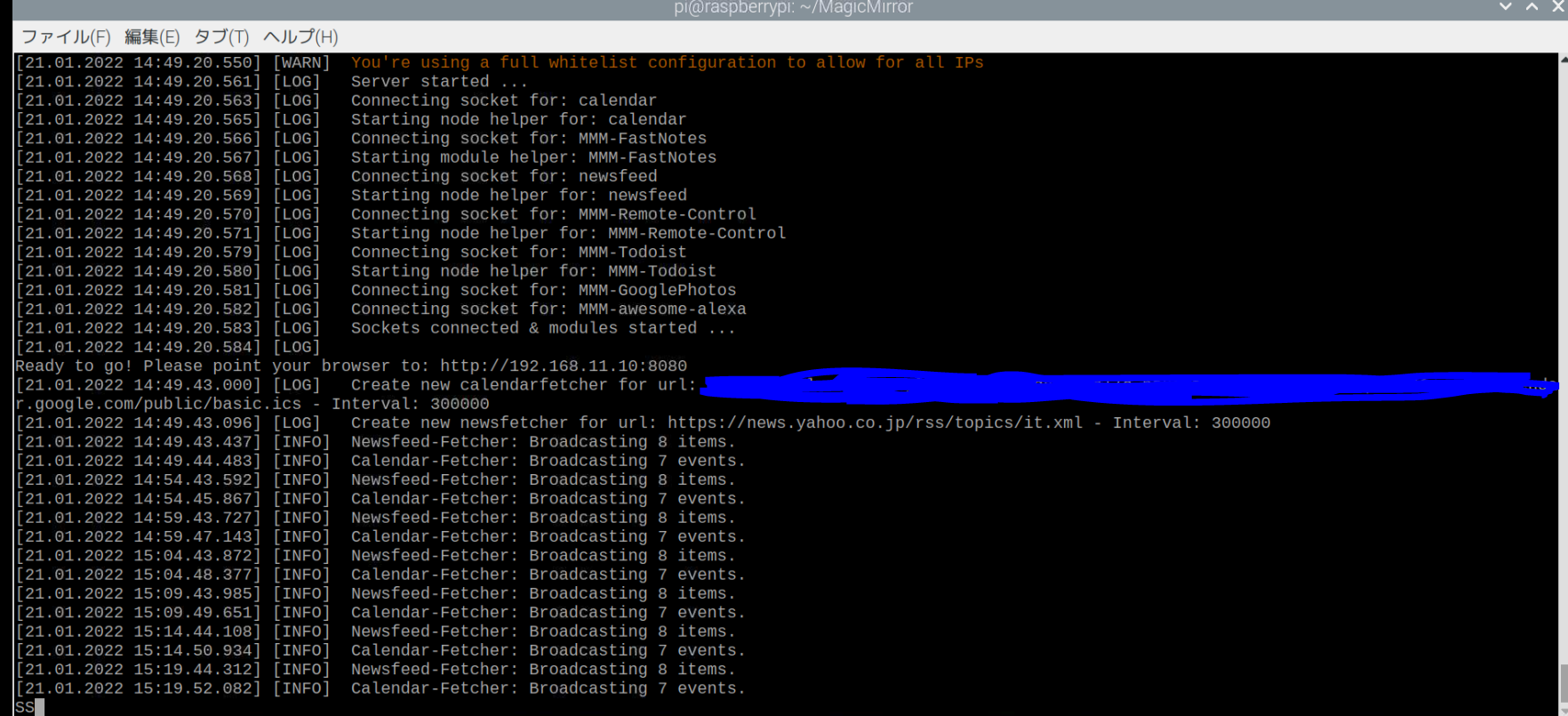 Can't See Calendar, New Feed and To Do List Module ;( · Issue #2792 · MagicMirrorOrg/MagicMirror ...