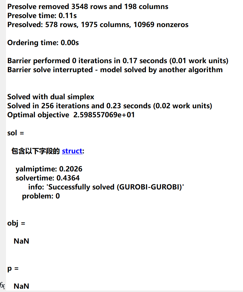 The robust optimization result is NaN · yalmip YALMIP · Discussion #1244 · GitHub