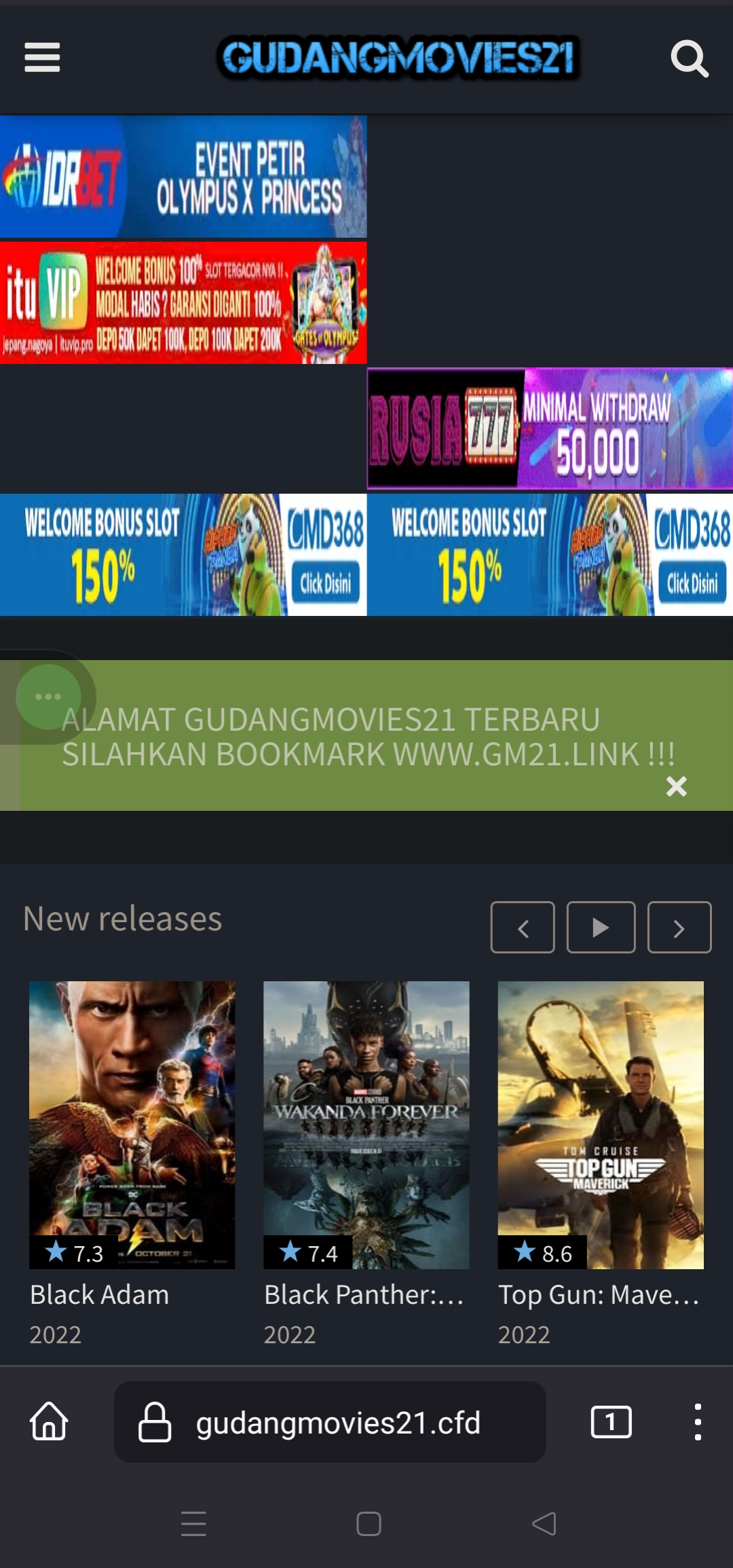 gudangmovies21 Iklan Judi · Issue #373 · ABPindo/indonesianadblockrules · GitHub