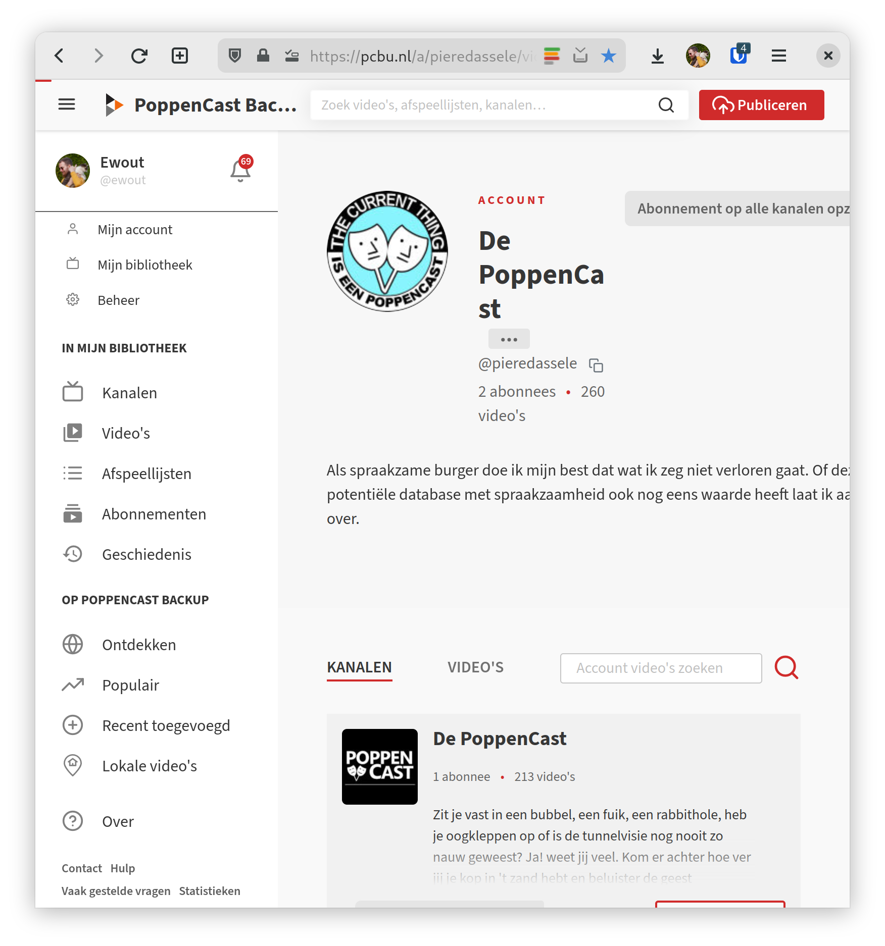 Sidebar overlaps content · Issue #5326 · Chocobozzz/PeerTube · GitHub