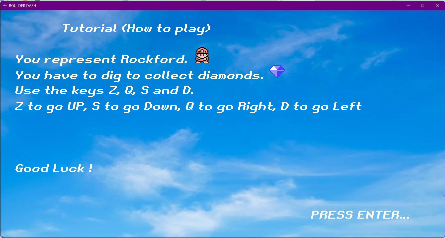 GitHub - ffred337/BoulderDash: It's a reproduction of the famous abandonware.