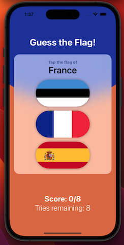 GitHub - lyuhiroyama/FlagGuessingGame-App: Simple iOS flag guessing game. (Tutorial project)