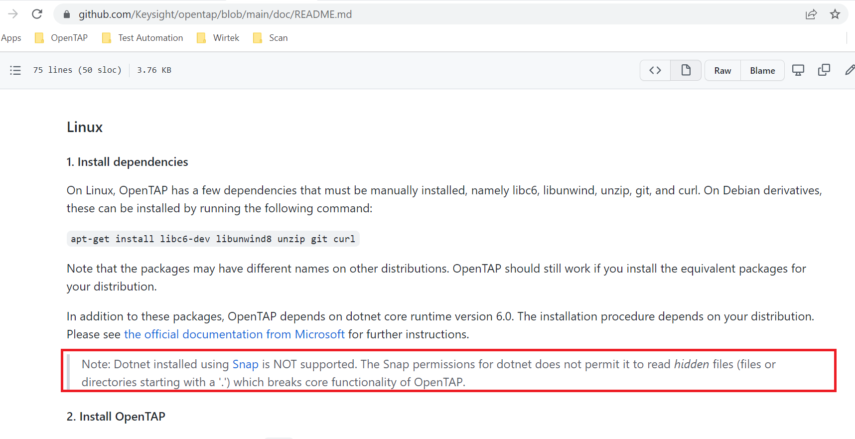 Recommend against using Snap for dotnet on linux · Issue #259 · opentap ...