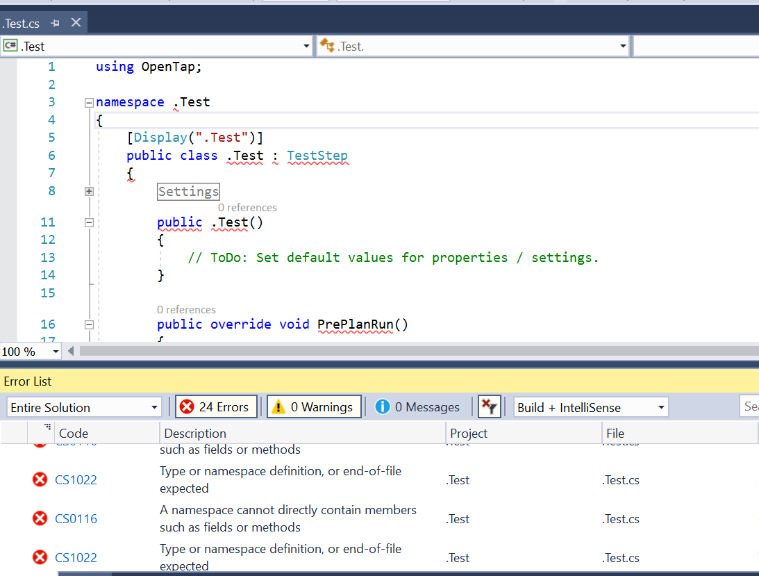 tap sdk new project name starting with "." should be valided · Issue #317 · opentap/opentap · GitHub