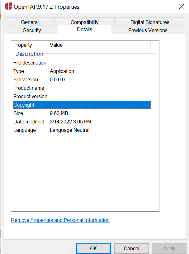 Installer properties details missing · Issue #362 · opentap/opentap · GitHub