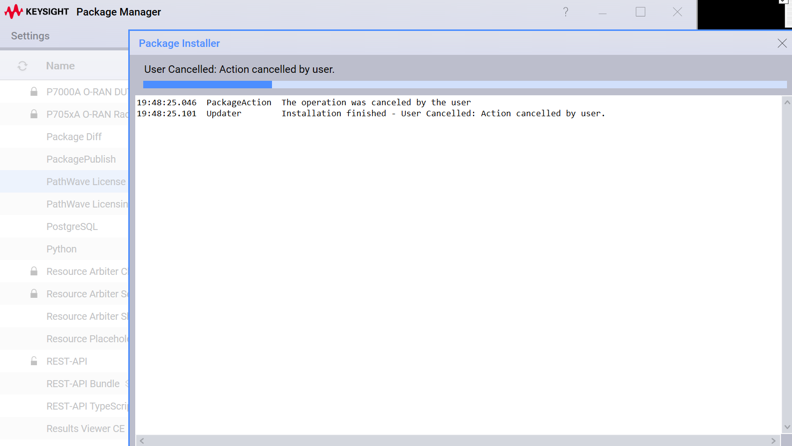 Wrong error message when canceling elevated installs · Issue #603 · opentap/opentap · GitHub