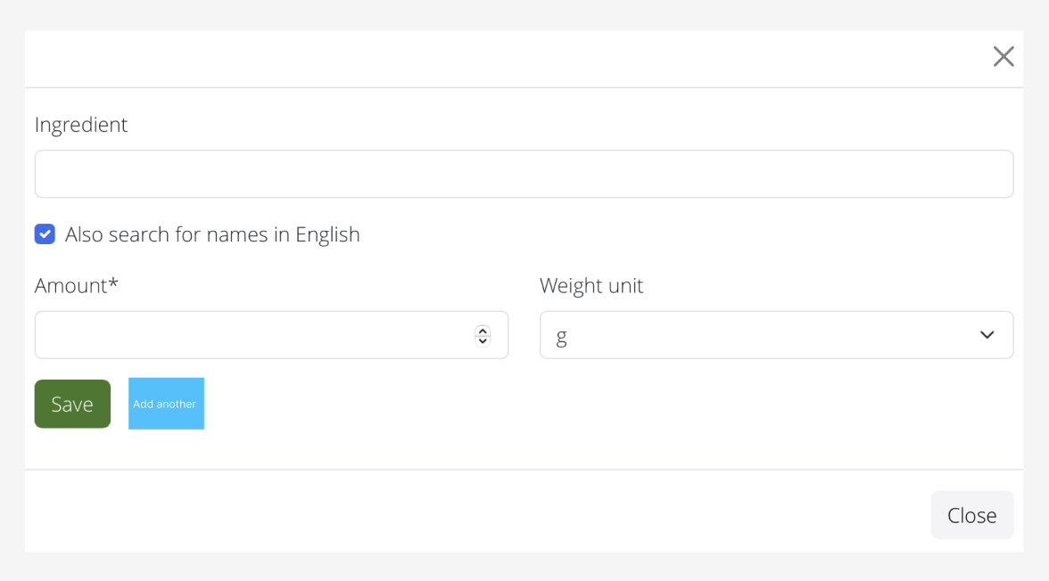 Adding In Multiple Mealsingredients At A Time · Issue 1352 · Wger Projectwger · Github 