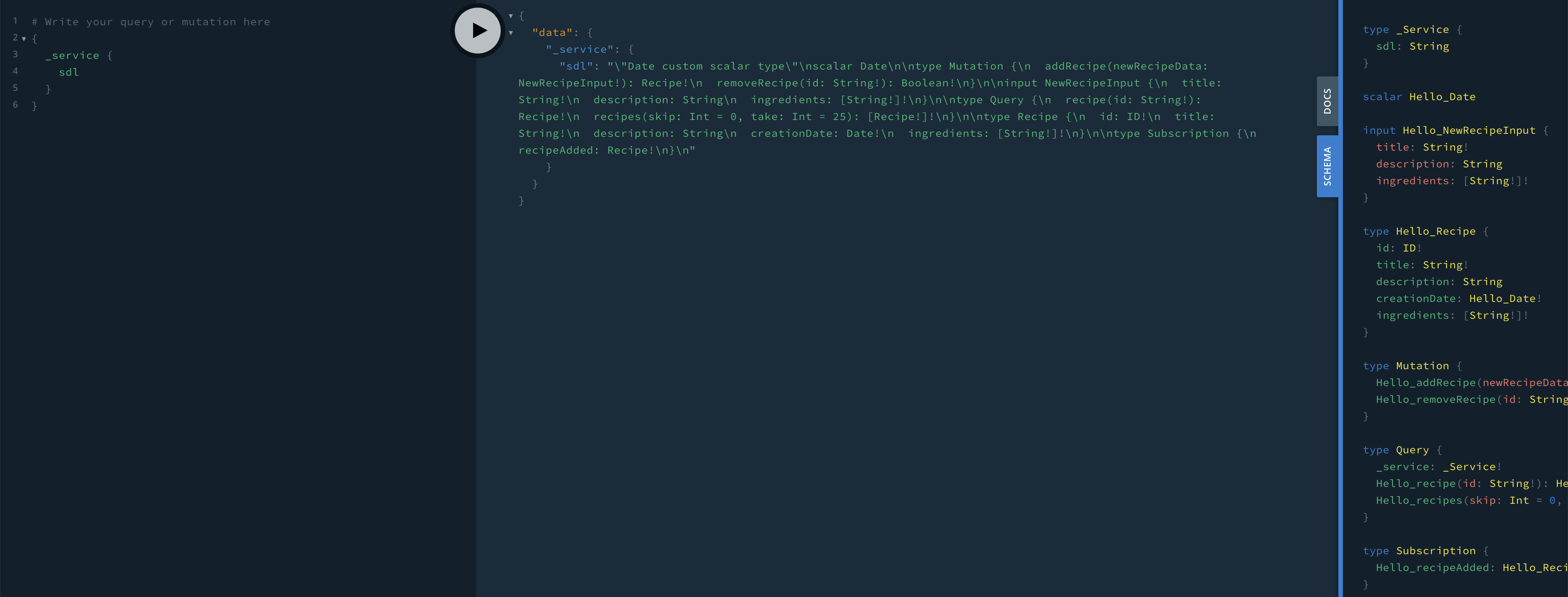 service sdl is not reflecting transformed schema · Issue #791 · nestjs/graphql · GitHub