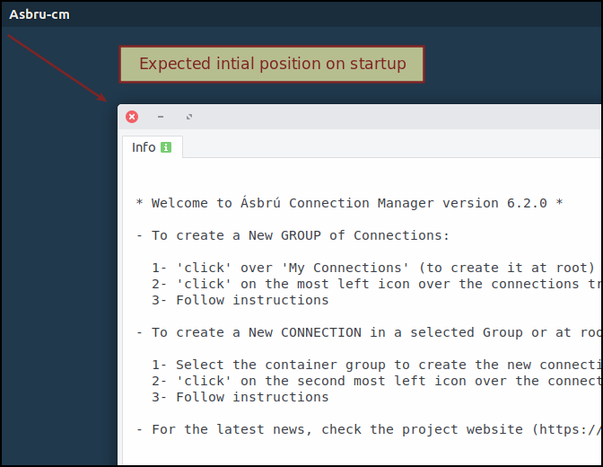 Window position not properly restored · Issue #498 · asbru-cm/asbru-cm · GitHub
