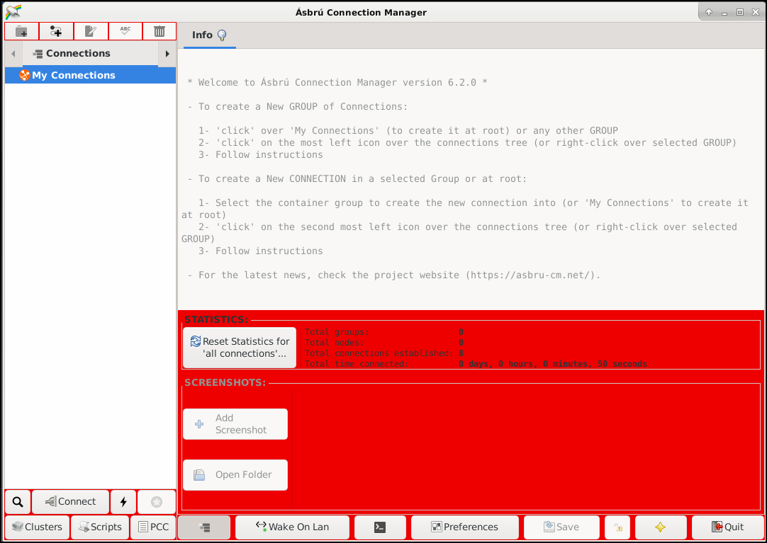 Loki branch - EL7 build - Terminal transparency doesn't work & Asbru main window unresponsive ...