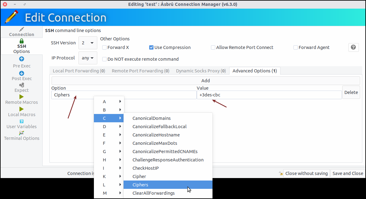Add support for cipher · Issue #624 · asbru-cm/asbru-cm · GitHub