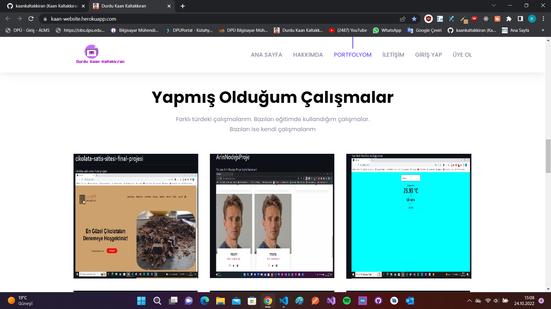 GitHub - kaankaltakkiran/Kaan-Personel-Web-Site: Kendi Kişisel Web Sitem
