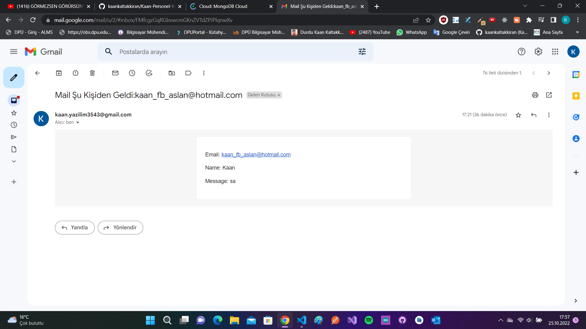 GitHub - kaankaltakkiran/Kaan-Personel-Web-Site: Kendi Kişisel Web Sitem