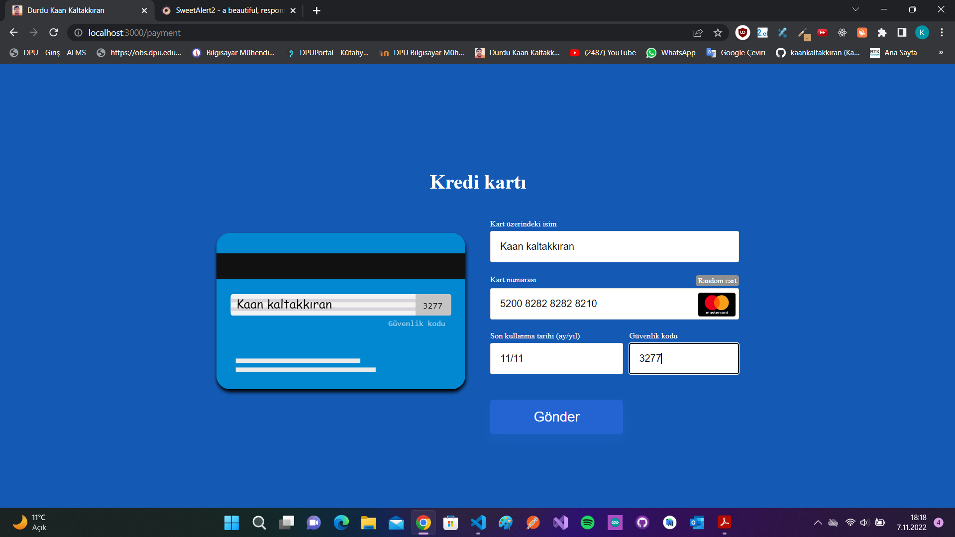 GitHub - kaankaltakkiran/Kaan-Personel-Web-Site: Kendi Kişisel Web Sitem