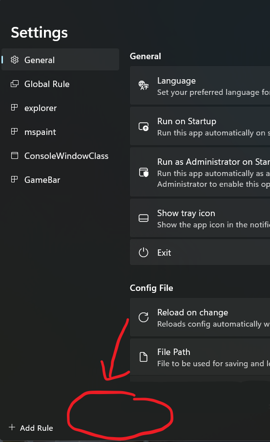 Don't have "remove rule" button, when I what remove a rule, I have to edit config file · Issue ...