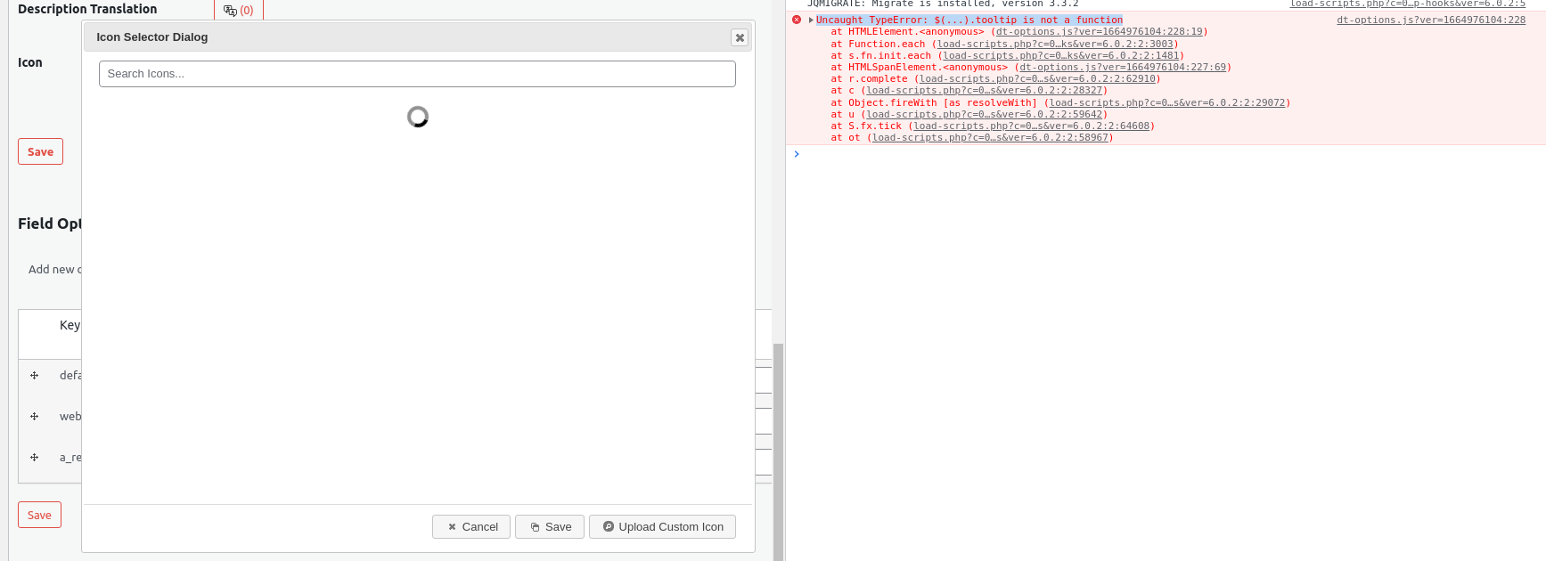error when loading icon selector · Issue #1817 · DiscipleTools/disciple-tools-theme · GitHub