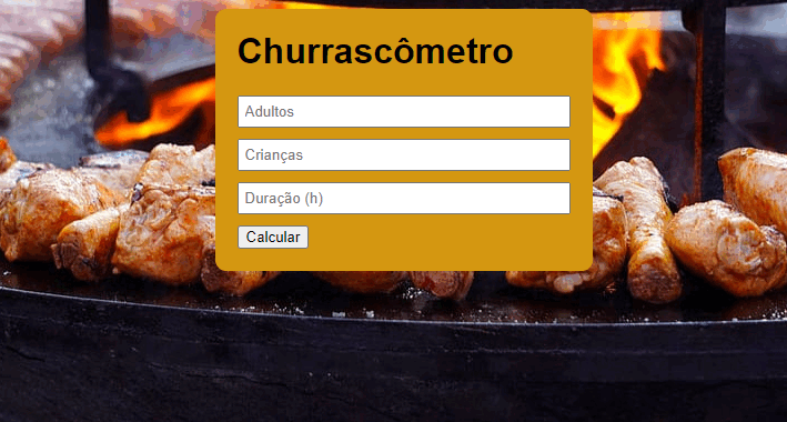GitHub - amandakicke/Projeto-Churrascometro: Calculadora de churrasco - Calcula a quantidade de ...