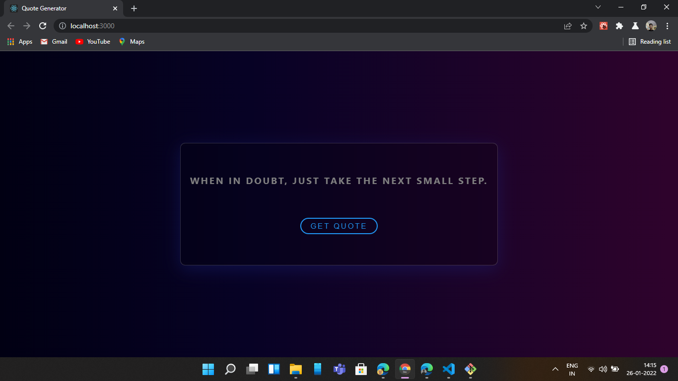 GitHub - Suyash687/Quote-Generator
