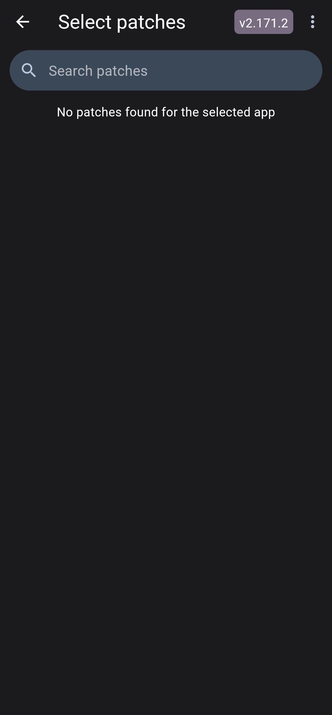 bug: unable to find app selections and patches · Issue #832 · ReVanced/revanced-manager · GitHub