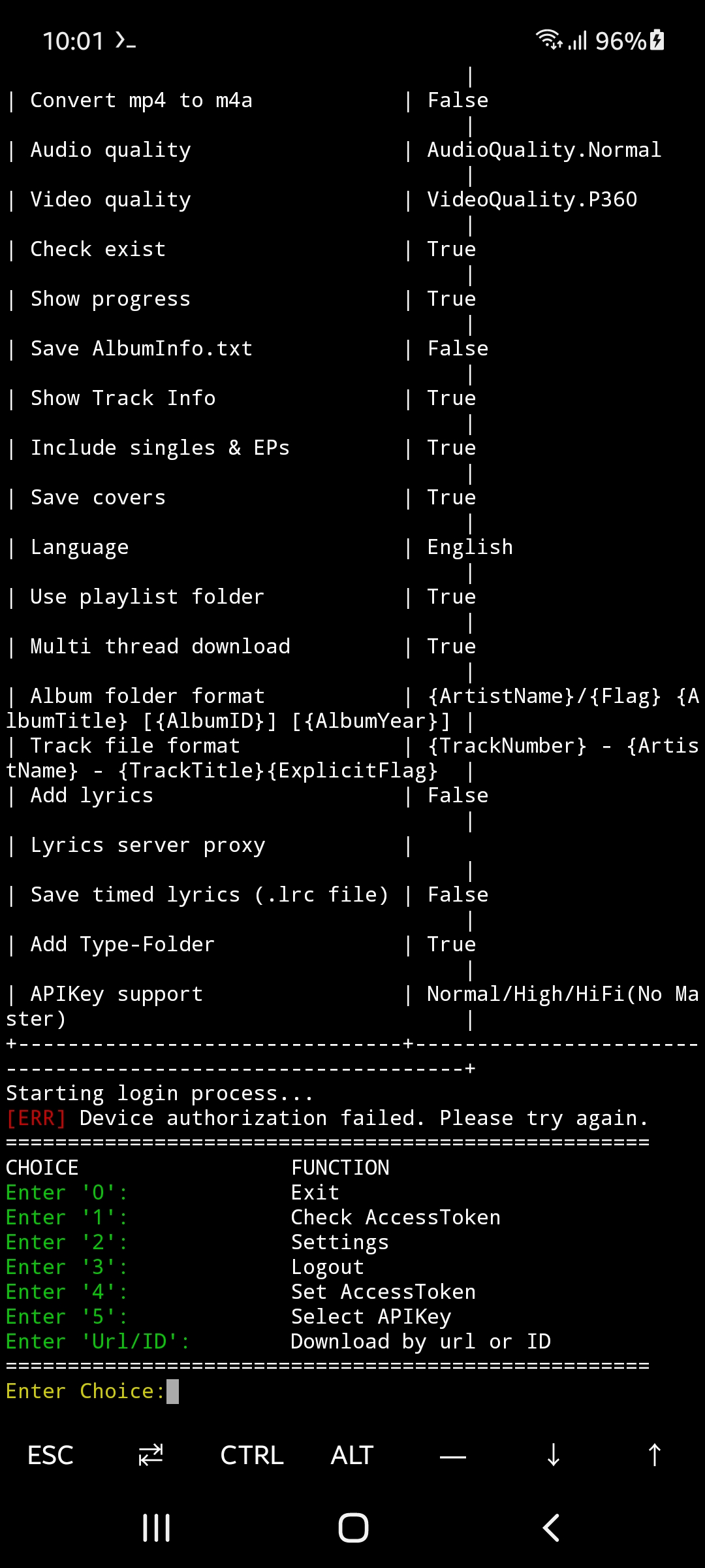 [BUG] Device Authorization Failed · Issue #813 · yaronzz/Tidal-Media-Downloader · GitHub