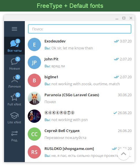 [Feature Reqeust] Take fonts from the system theme · Issue #7480 · telegramdesktop/tdesktop · GitHub