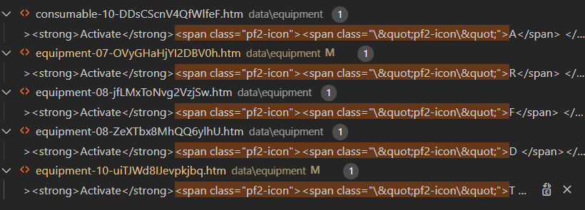 wrong format in description · Issue #5133 · foundryvtt/pf2e · GitHub