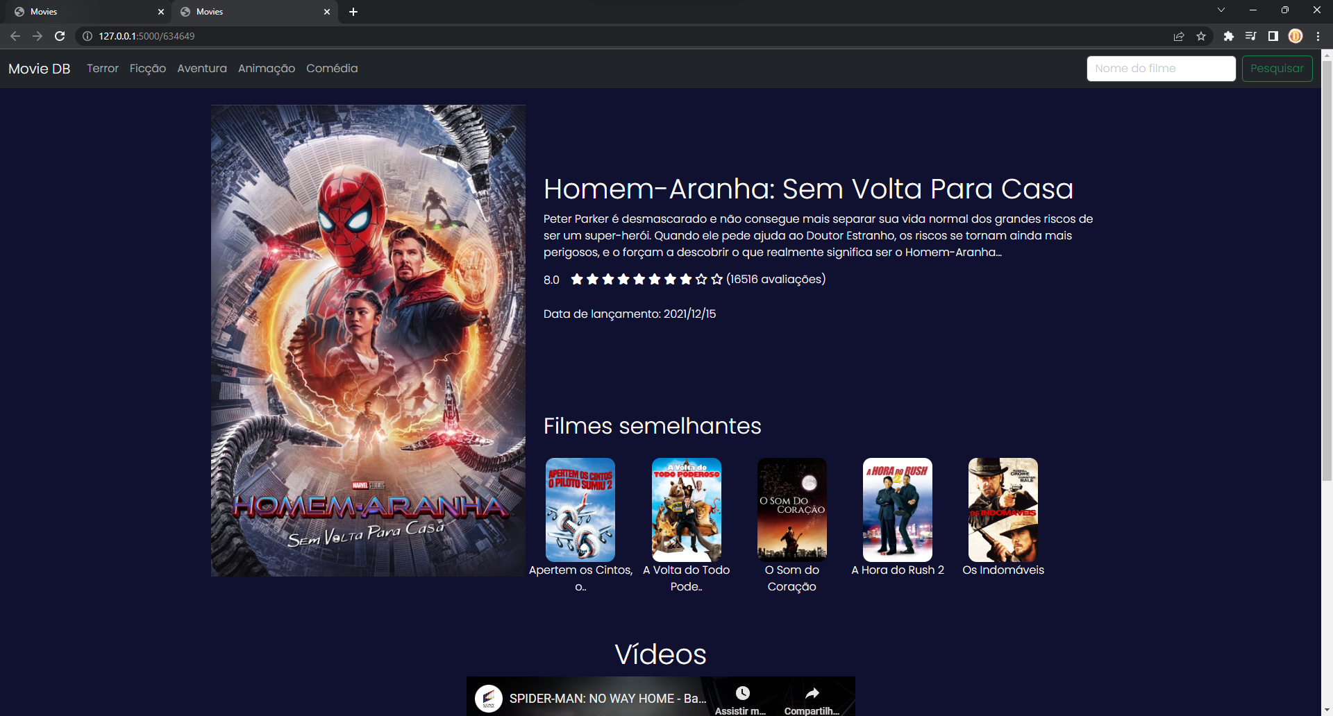 GitHub - docafavarato/movie-db: A movie catalog website made with Flask and the TMDB API.