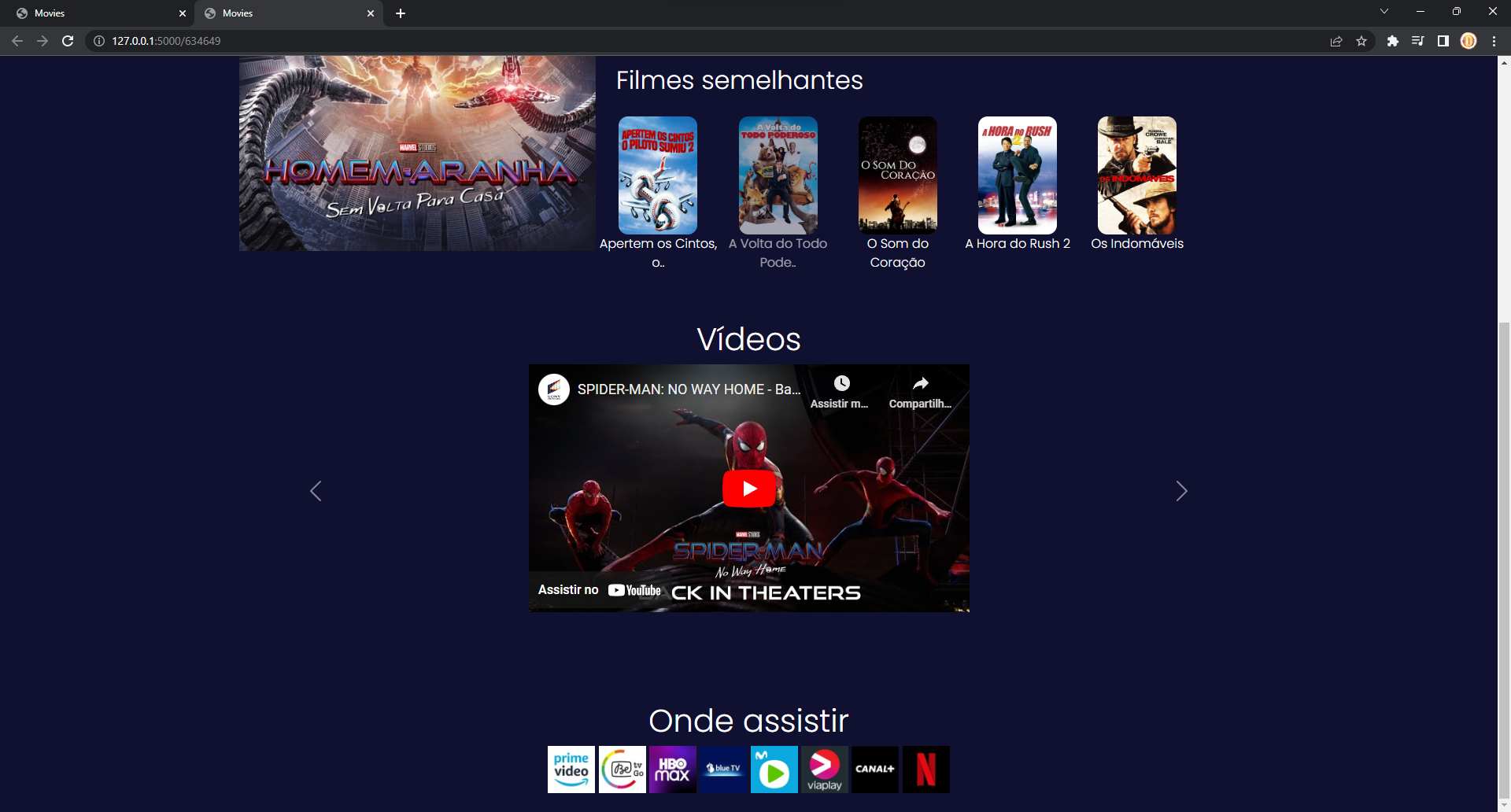 GitHub - docafavarato/movie-db: A movie catalog website made with Flask and the TMDB API.