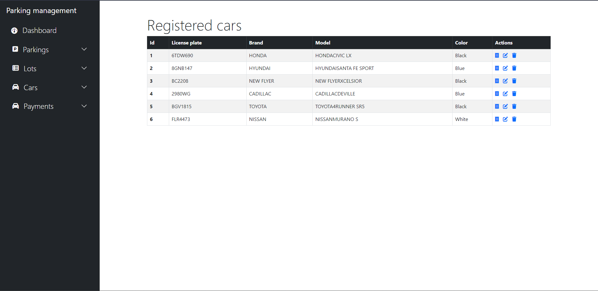 GitHub - docafavarato/parking-management