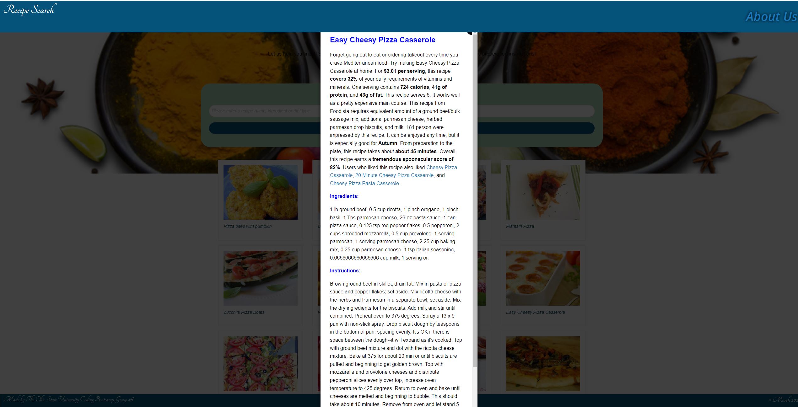 GitHub - DrSpookyFox/RecipeSearch