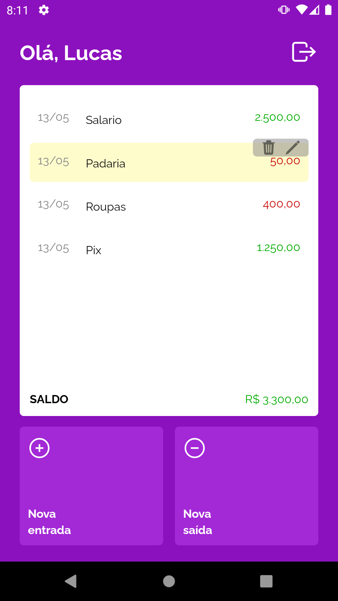 GitHub - frreiro/react-native-mywallet: 💰 React Native study project to organize your finances