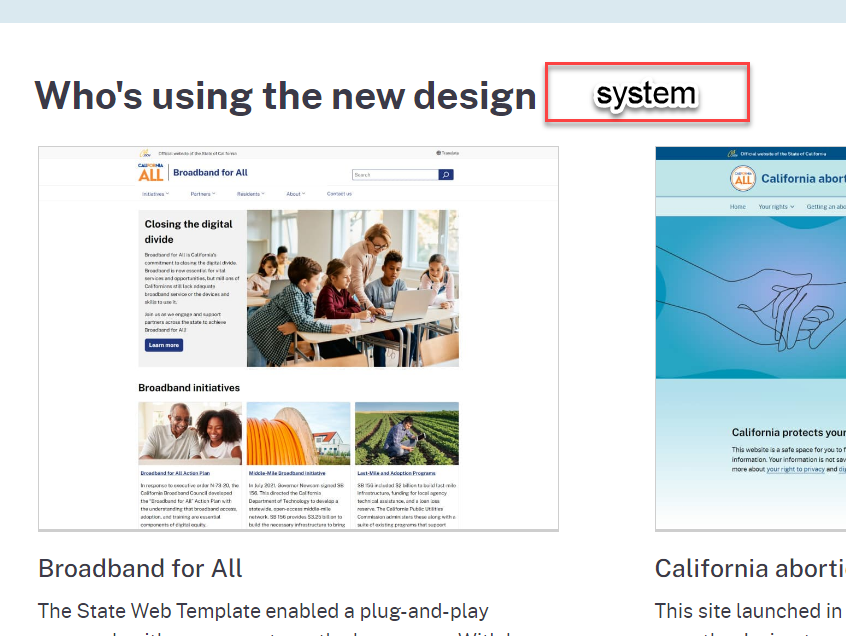 Homepage UI fixes · Issue #951 · Office-of-Digital-Services/California-State-Web-Template ...