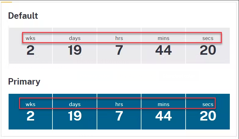 Components / Countdown timer - text visibility · Issue #973 · Office-of ...