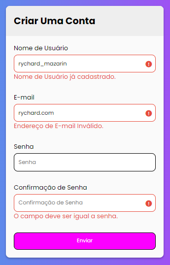 GitHub - rychardmazarin30/cadastro-flask: Formulário de Cadastro ...